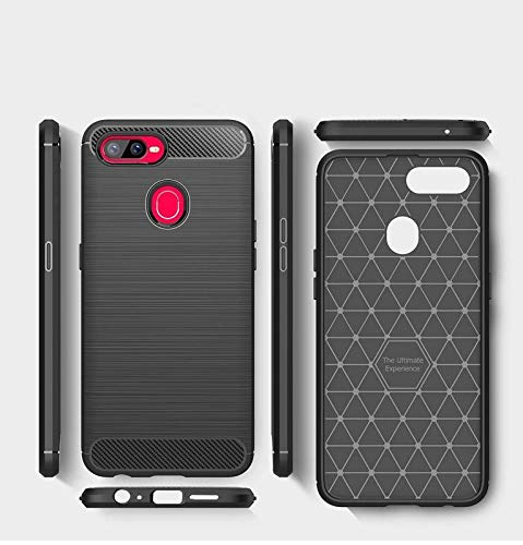 SmartLike Hybrid Candy Back Cover for Oppo RMX1801 - Black : Amazon.in ...
