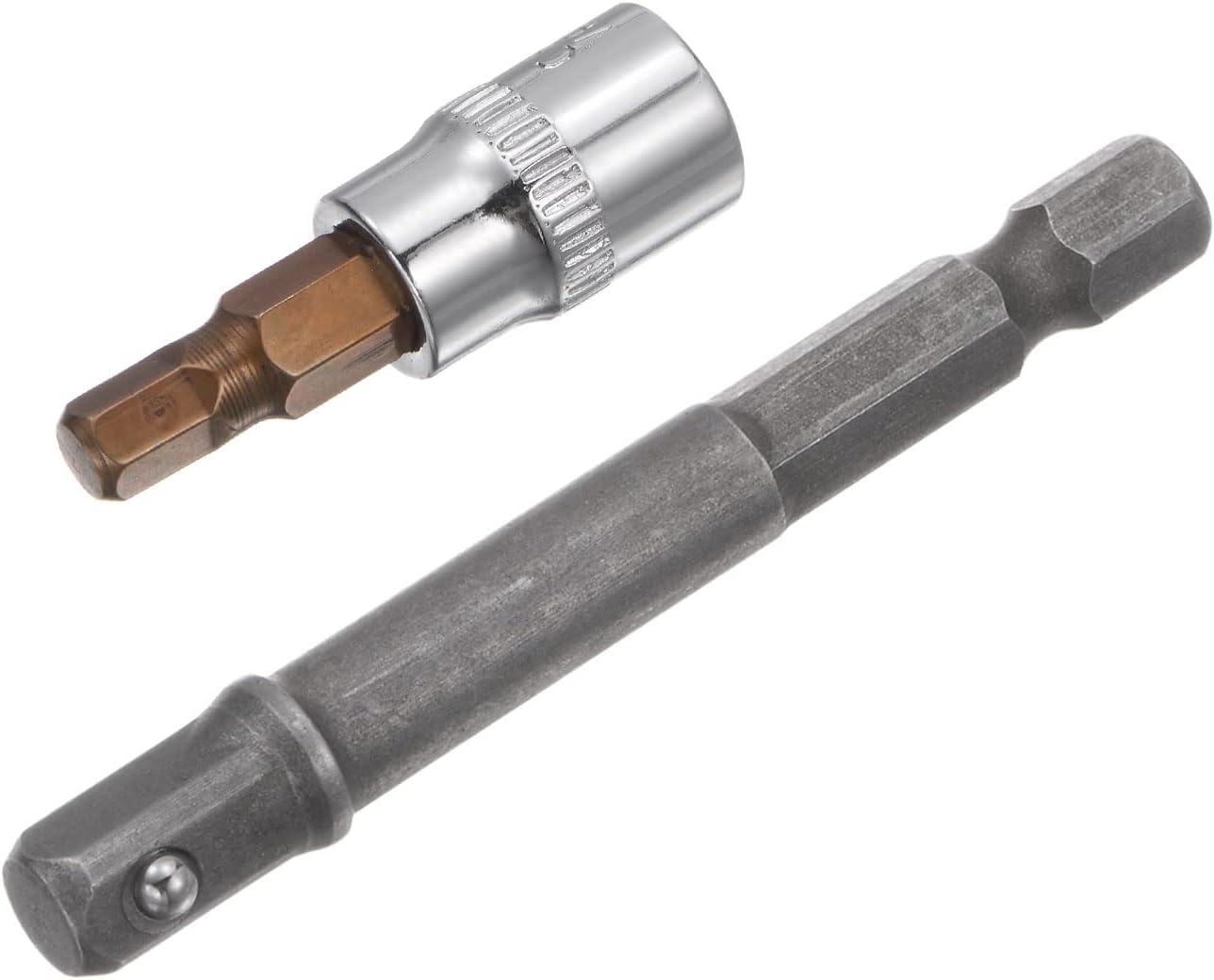 Amazon.com: uxcell H5 Hexagon Bit Socket, 1/4" Square Drive CR-V ...