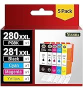 Amazon.com: YUUSHA Compatible Ink Cartridge Replacement for Canon 280 ...