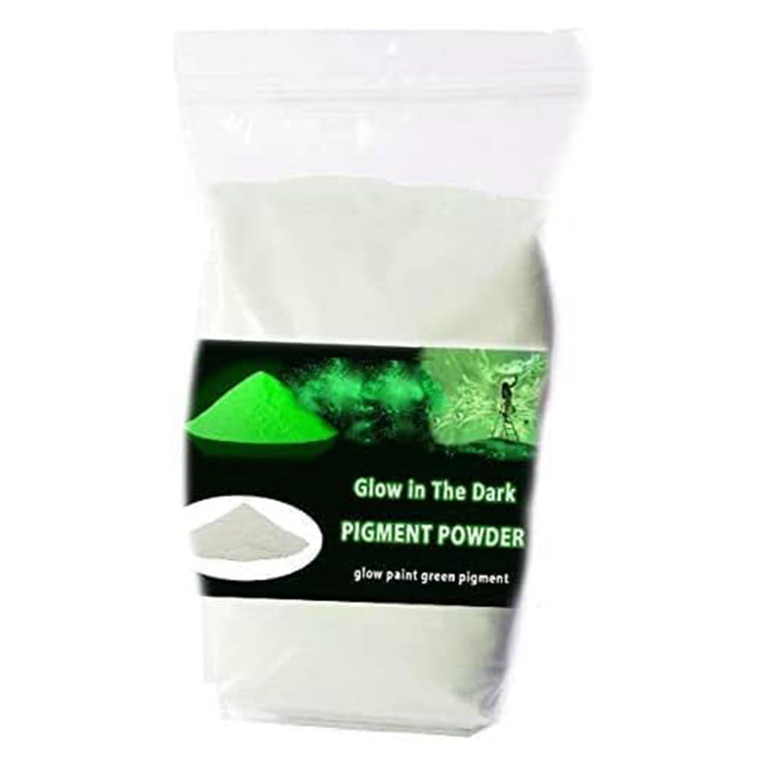 Glow in The Dark Pigment Powder, Glow Paint Green Pigment Powder, 100gr ...
