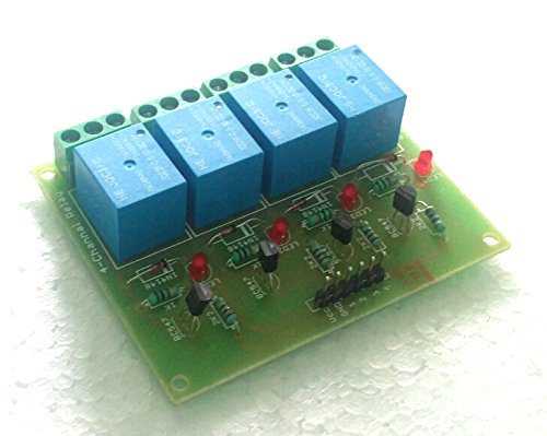 OLatus 12V FOUR CHANNEL RELAY BOARD MODULE for RASPBERRY PI ARDUINO AVR ...