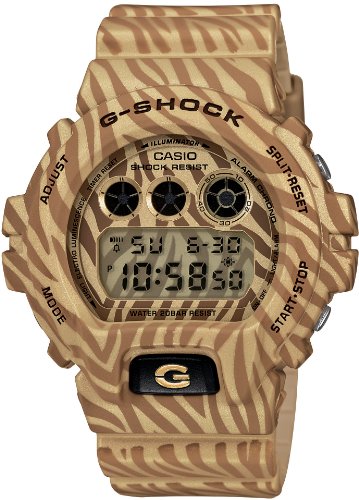 [해외] 카시오 손목시계 지샥/G-SHOCK ZEBRA CAMOUFLAGE SERIES DW-6900ZB-9JF 골드