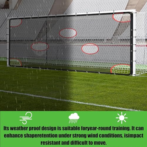 Snapklik.com : AKOZLIN 12ft X 6ft Soccer Field Nets Target Sheets ...