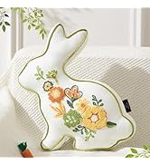 Amazon.com: Phantoscope Happy Easter Bunny Shaped Throw Pillow, Plush ...