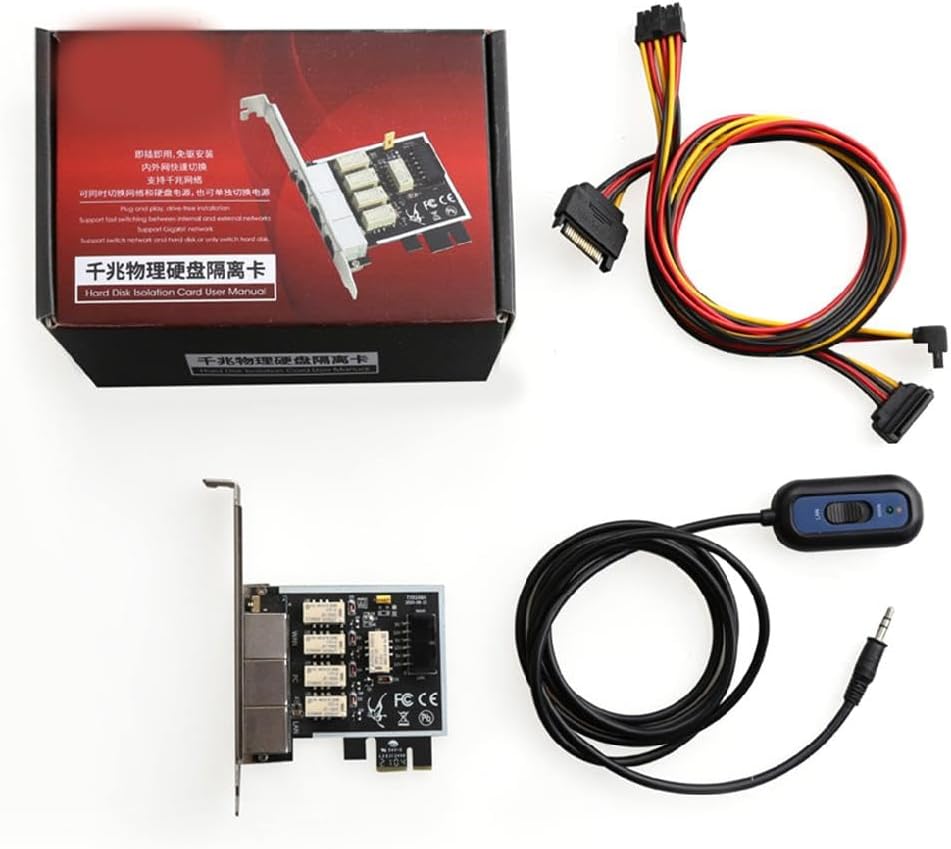 Amazon.com: beertoy Gigabit Physical Hard Disk Isolation Card 1000m/s ...