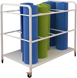 Amazon.com: Extra Large Rolling Mat Storage Cart, Heavy Duty Narrow ...