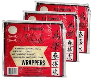 Amazon.com: Menlo Wrappers Lumpia Wrapper Spring Roll Wrapper Egg Roll ...
