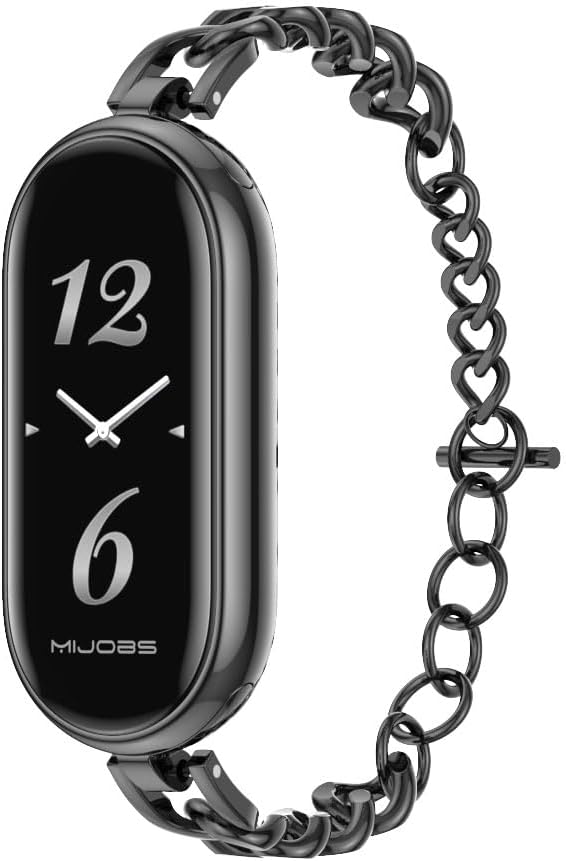 Amazon.com: MIJOBS Strap for Xiaomi Mi Band 10/9/8 Breathable ...