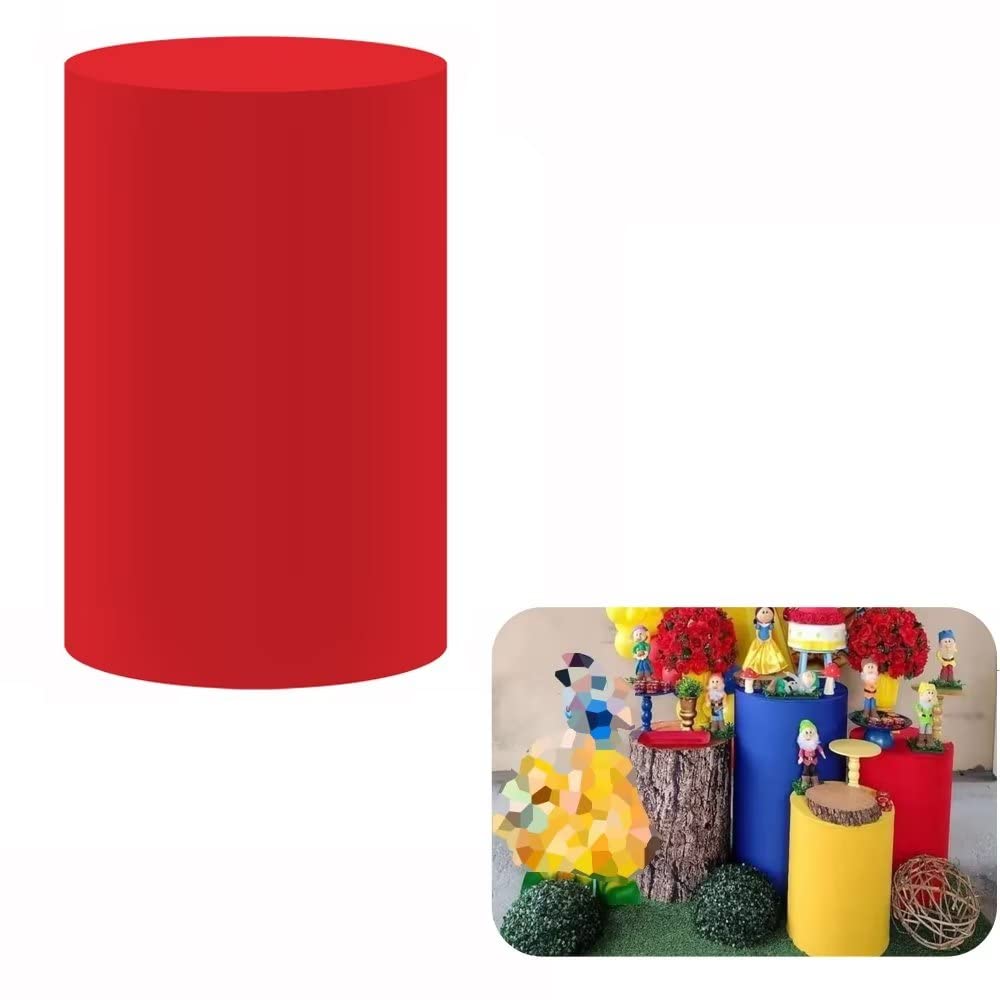 Amazon.com: Red Pedestal Cover for Princess Snow Birthday Party ...