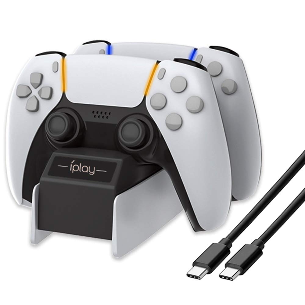 Buy Joso PS5 Controller Charger, Fast Dual Controller Docking Station ...