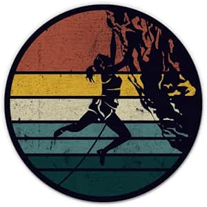 Amazon.com - Rock Climbing Girl Sticker - 5" Laptop Sticker ...