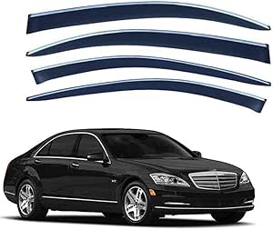 Amazon.com: YUFENGLIHAI Car Wind Deflectors Set for Benz S-Class W221 ...