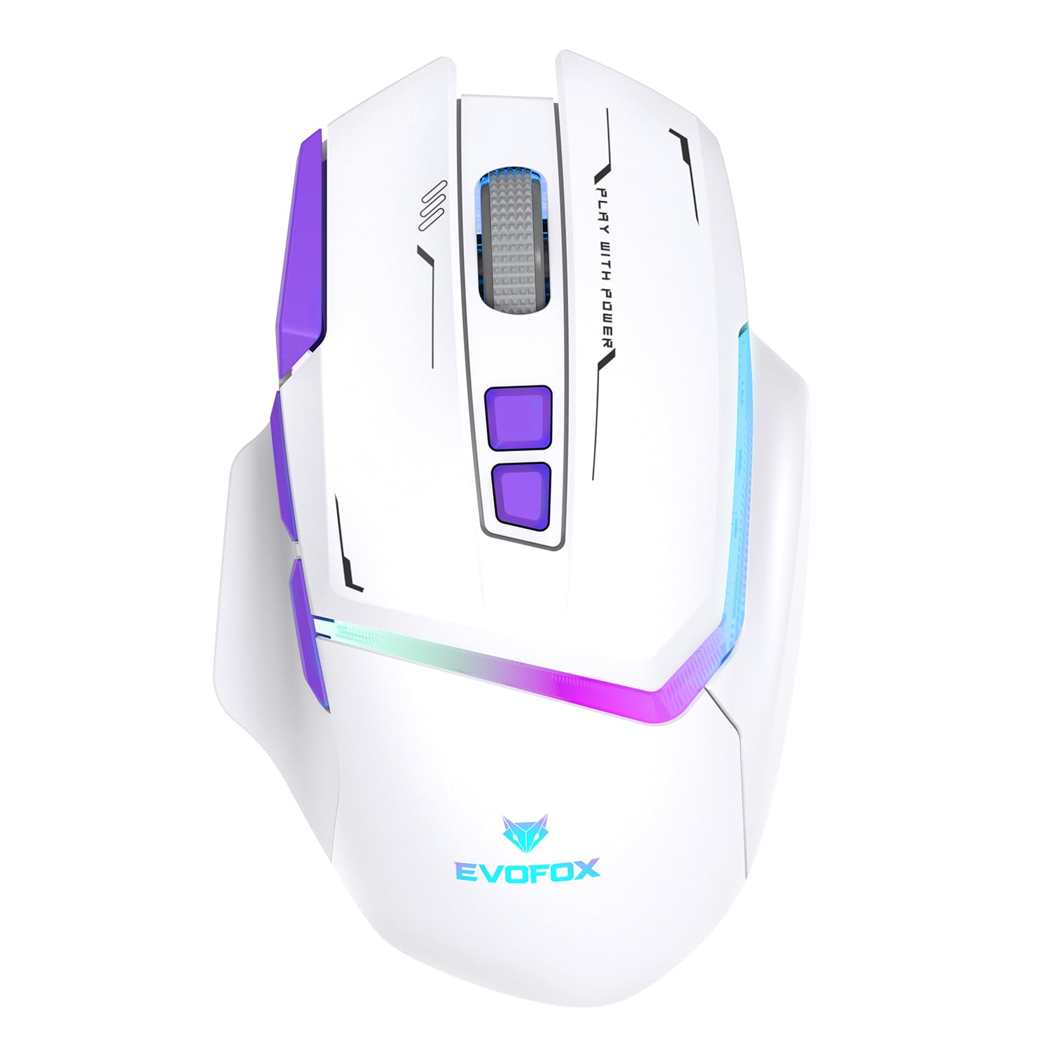 EvoFox Banshee Rechargeable Wireless Gaming Mouse (2.4G+BT+Wired), Lag ...