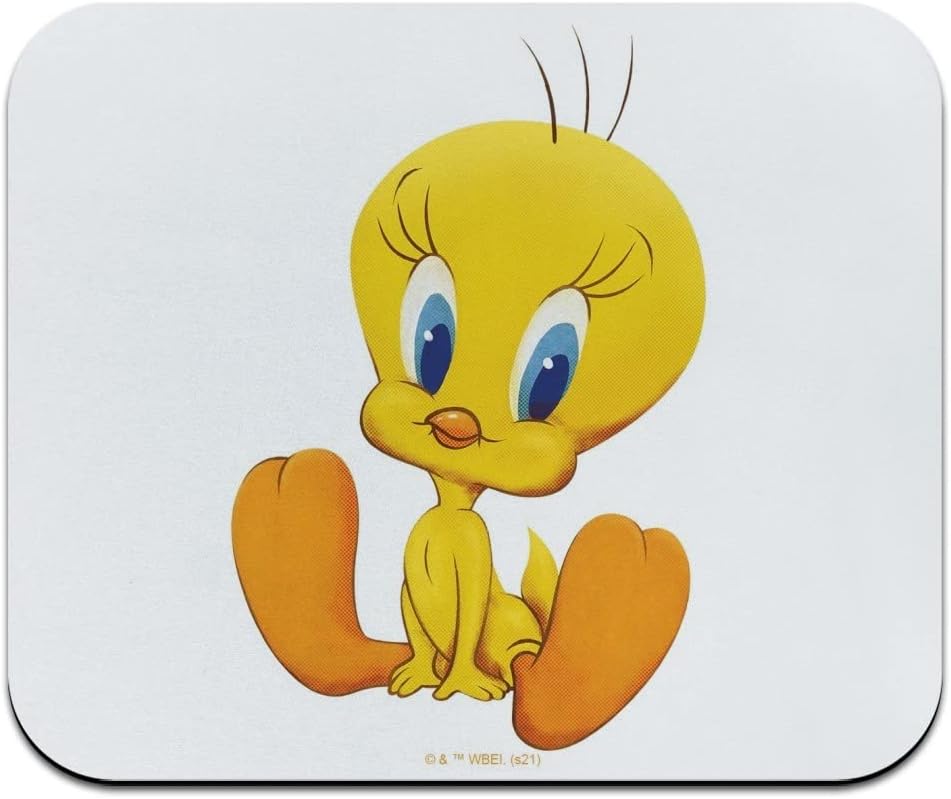 Amazon.com: Looney Tunes Cute Tweety Low Profile Thin Rubber Mouse Pad ...