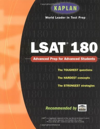 Kaplan LSAT 180: Kaplan: 9780743224352: Amazon.com: Books