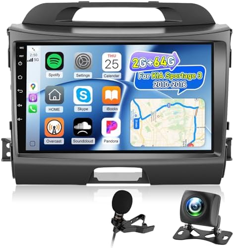 Amazon.com: [2+64G] Android 13 Car Radio for KIA Sportage 3 2010-2016 ...