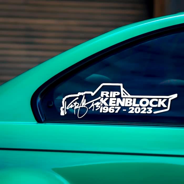 Ken Block Car Sticker RIP 1967-2023 Vinyl Decal Sticker, Car Window ...