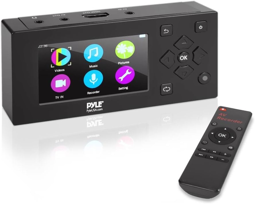 Amazon.com: Pyle Video Game Capture Card - w/LCD Monitor-AV Recorder ...