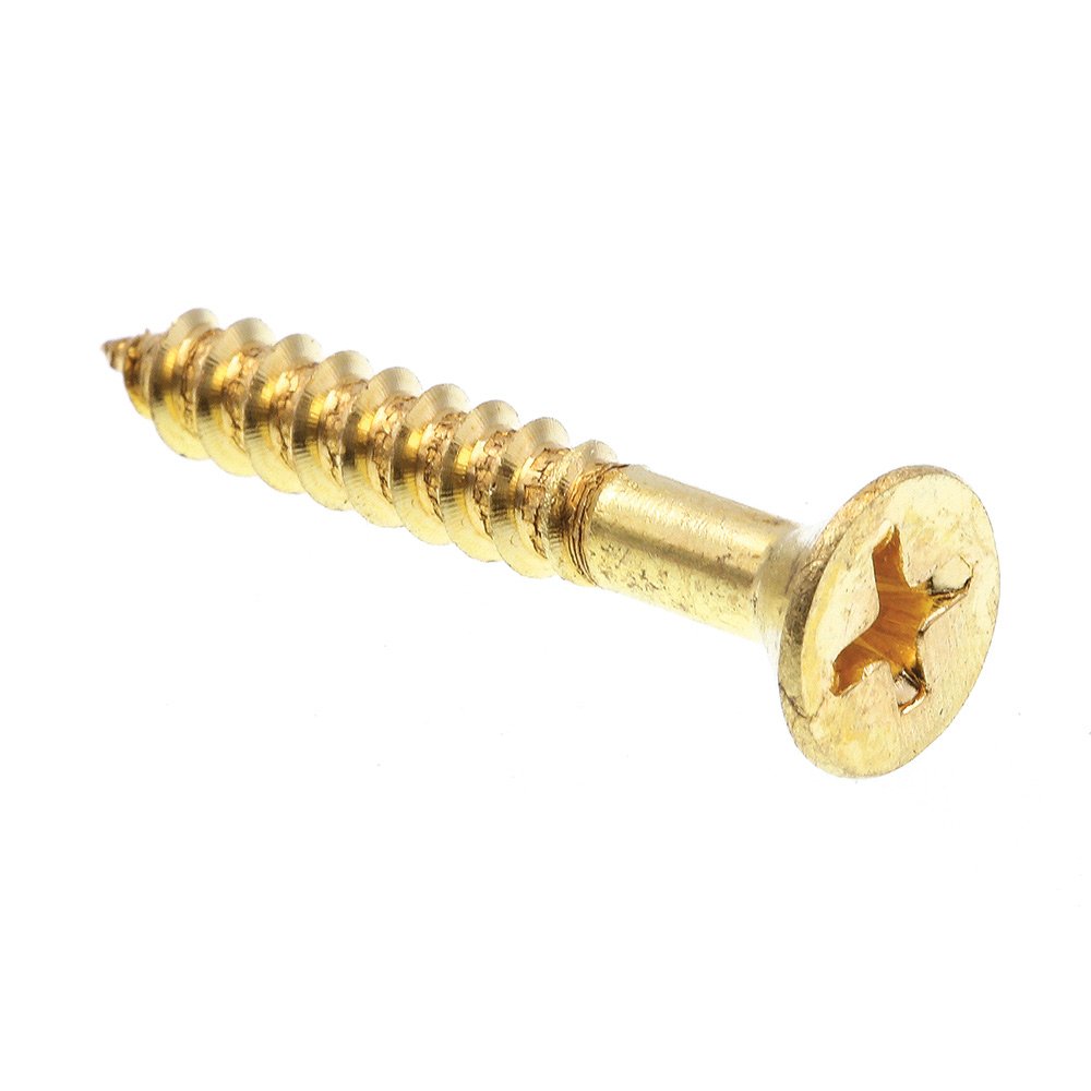 Amazon.com: Prime-Line 9035643 Wood Screw, Flat Head Phillips, #10 X 1 ...