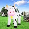 Amazon.com: Fayavoo 6FT Inflatable Cow Outdoor Decorations, Highland ...