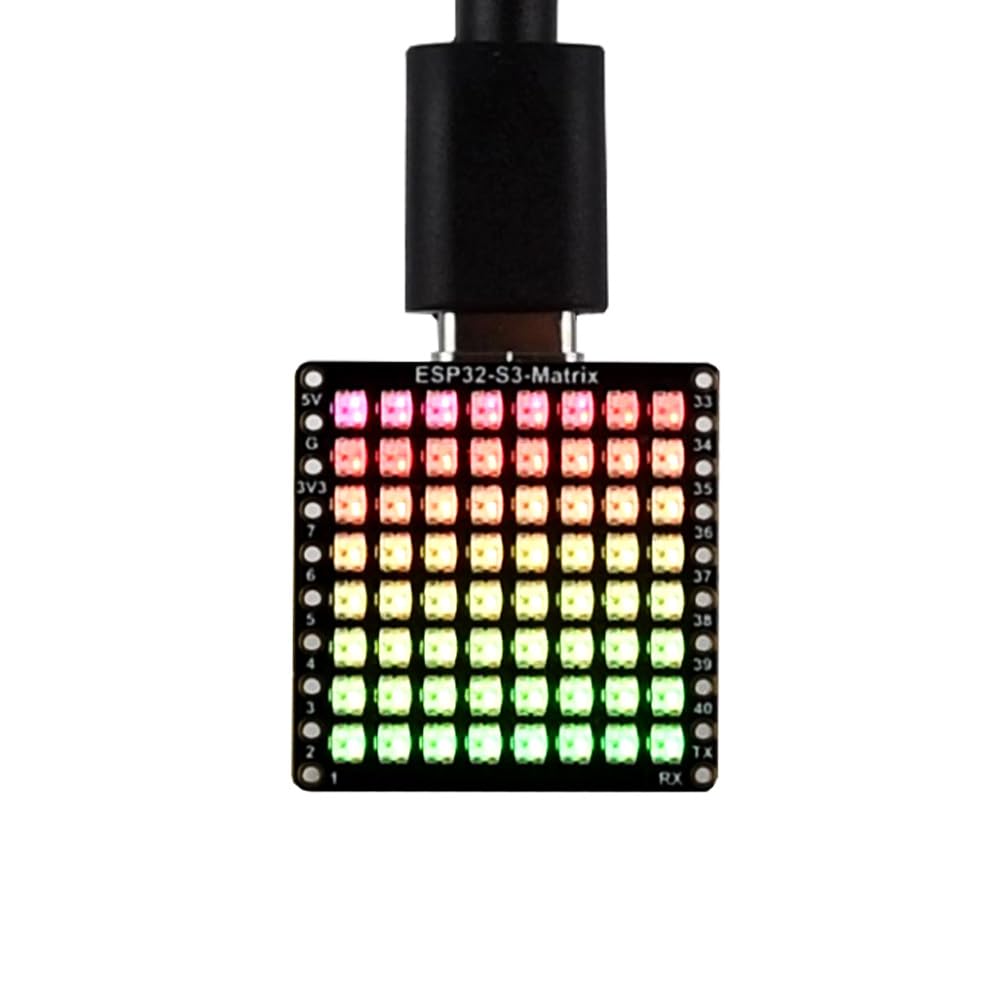 Waveshare Esp32 S3 Matrix Development Board Onboard 8 8 Rgb ...