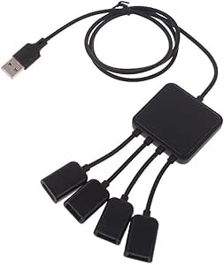Amazon.com: USB Expander USB Hub 4 Port USB 2.0 Adapter USB Splitter ...