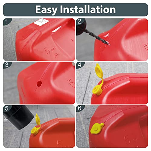 Snapklik.com : JDIAG Gas Can Vent Caps Kits Fuel Gas Can Vent ...