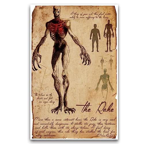 Amazon.com: The Rake, creepypasta urban legend art, myths monsters and cryptids, folklore and ...