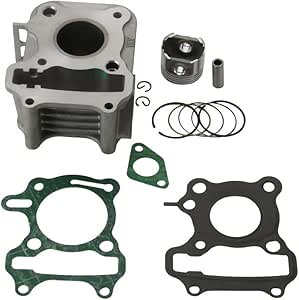 Amazon.com: Accessories Mio 50 Cylinder Kit For Sym Fiddle 2 Allo 50 ...