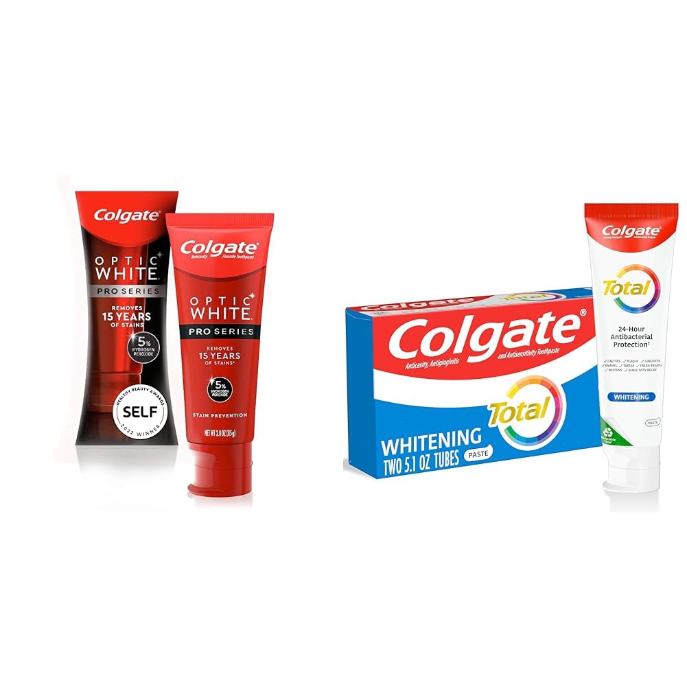 Amazon.com : Colgate Optic White Pro Series Whitening Toothpaste with 5 ...