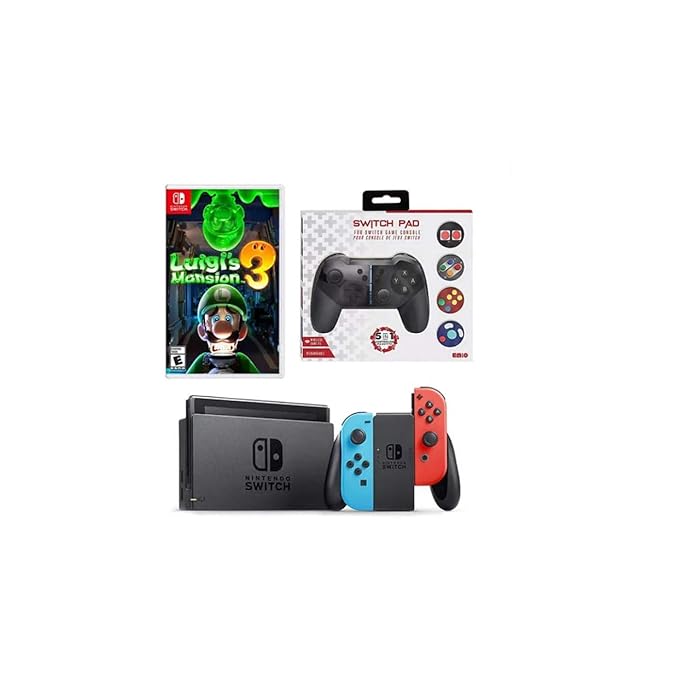 Buy Nintendo Switch Luigi's Mansion 3 Game & Console Bundle - The ...