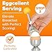 Egg Cracker Topper Set - Complete Soft Boiled Egg Tool Set - Includes ...