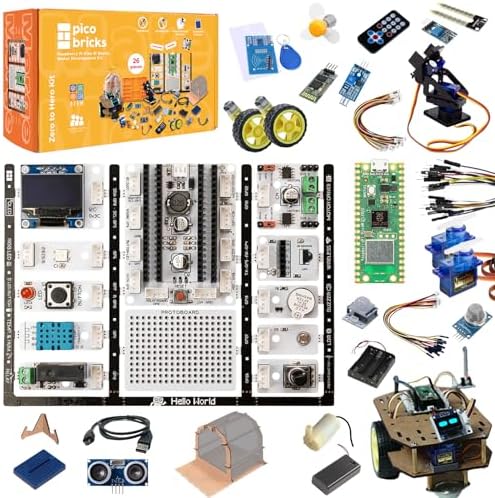 Amazon.com: SunFounder Raspberry Pi Pico W Ultimate Starter Kit with ...