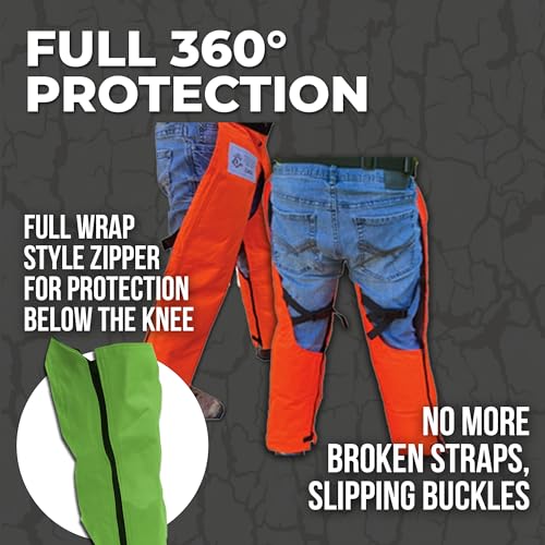 Snapklik.com : FORESTER EZ-Zip Wrap Around Chainsaw Chaps - 360 Degree ...