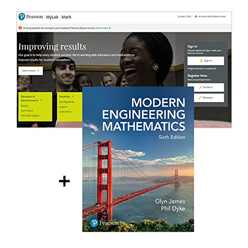 Modern Engineering Mathematics pack with MyMathLab Global: James, Glyn ...