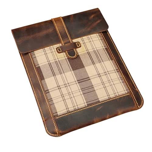 Amazon.com: Personalized Leather Case Sleeve for MacBook, Macbook Air ...