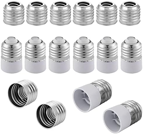 Giantdeer 16pcs E27 to E14 Conversion Lamp Head Adapter, E27 to E14 ...