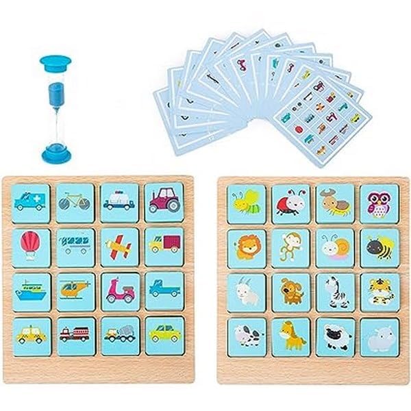 Buy Wooden Instant Memory Card Game | Early Learning Activity Game ...