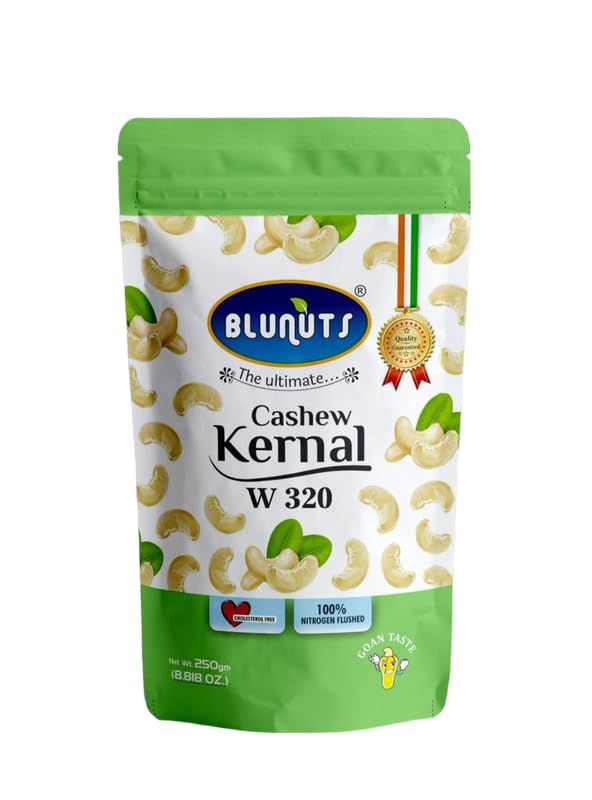 BLUNUTS DRY FRUITS Cashew Kernal W320 100% Natural Cashew | Premium ...