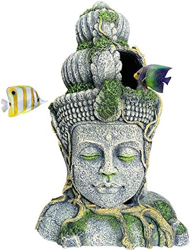 Amazon.com : kathson Aquarium Buddha Statue Decorations Fish Tank Resin ...