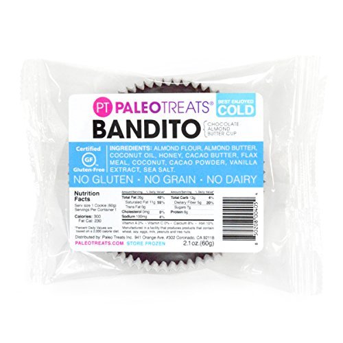 Amazon.com: Paleo Treats Bandito: Paleo cookie, Gluten-Free, Grain-Free ...