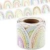 Amazon.com: WorldBazaar Pastel Bulletin Board Border Rainbow Boho ...