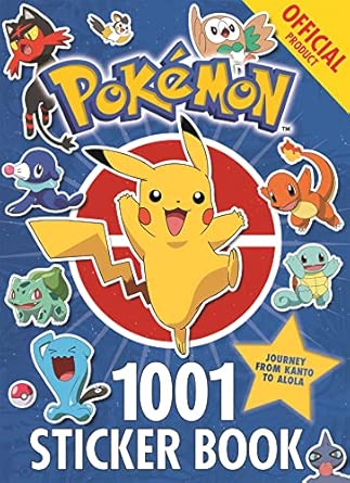 The Official Pokemon 1001 Sticker Book | Amazon.com.br