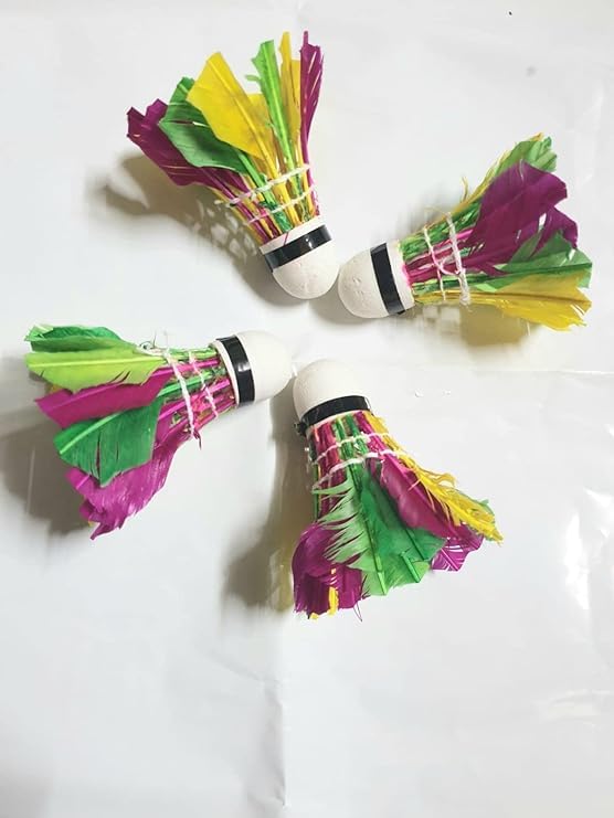 Buy Badminton Shuttlecock Four Shuttle (Multicolour) use Game in ...