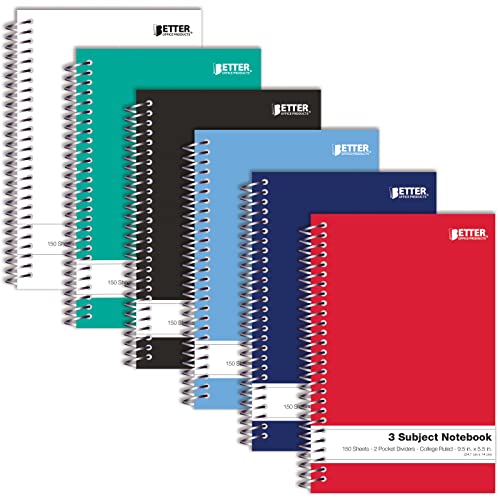 Best Three Subject Spiral Notebooks: Organize Your Notes Effectively ...