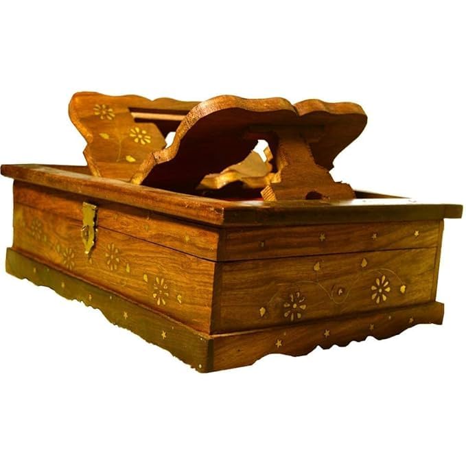 Wooden Geeta Stand Book Stand Bible Stand Ramayana Stand Reading Books ...