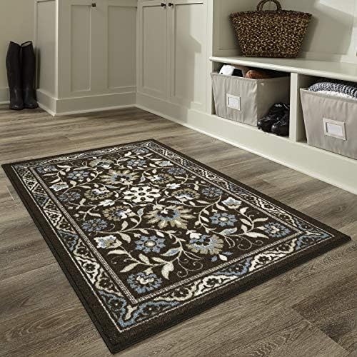 Amazon.com: Maples Rugs Reggie Floral Kitchen Rug - Made in USA ...