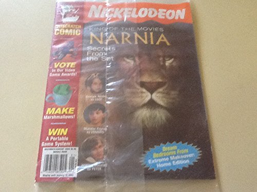 Nickelodoen Magazine (December / January 2006 - Cover: Narnia, DOUBLE ...