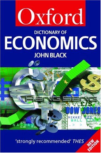 A Dictionary of Economics (Oxford Quick Reference): 9780198613497 ...