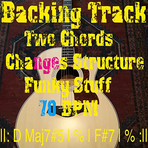 Reproducir Backing Track Two Chords Changes Structure D Maj7#5 F#7 de ...